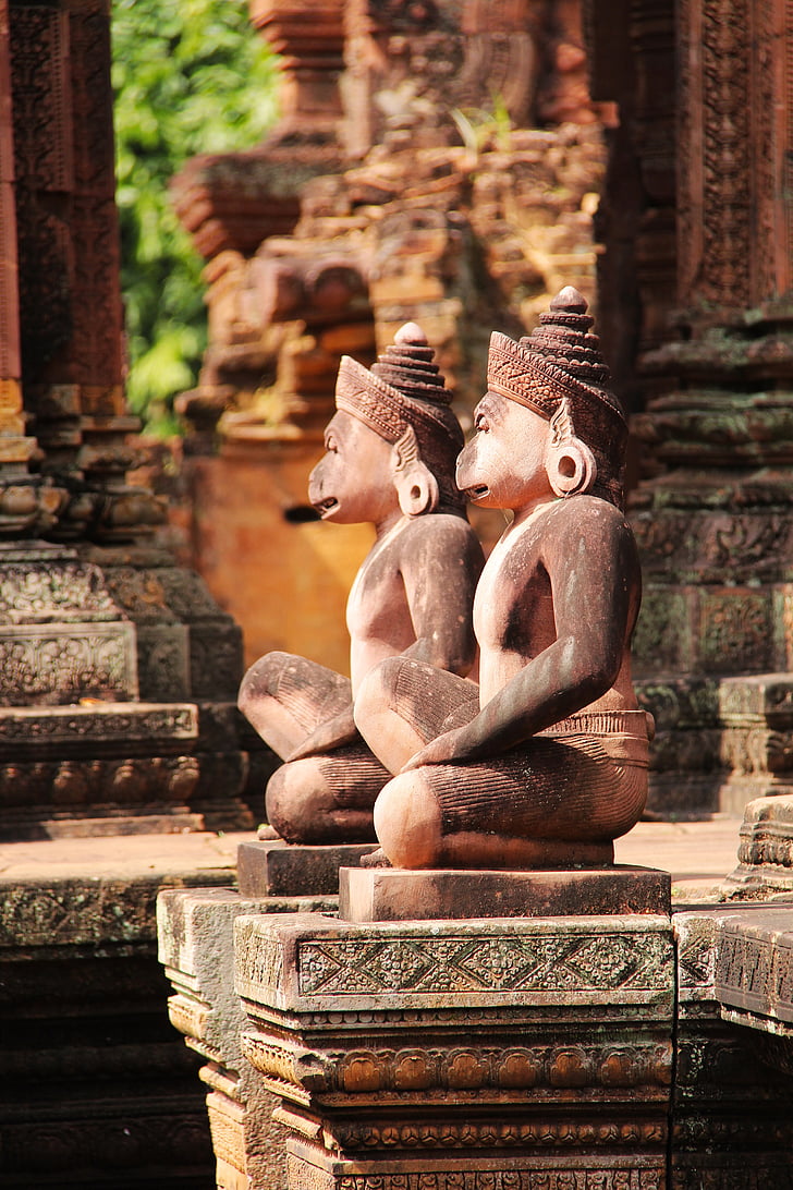 Brown monkey statues | free photos | UIHere Brown monkey statues | free photos | UIHere